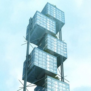 German ‘built on demand’ wooden skyscraper stacks prefab living cubes ...