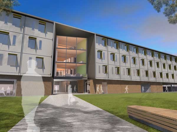 High-tech timber architecture in Tasmania: Inveresk apartments project ...