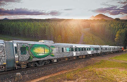 Indigenous art turns Tilt Train into moving canvas | Architecture & Design