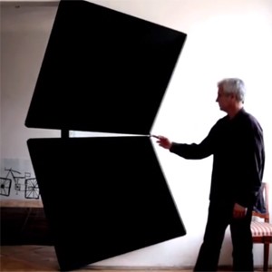Ingenious door by Austrian artist opens and closes like origami [VIDEO ...