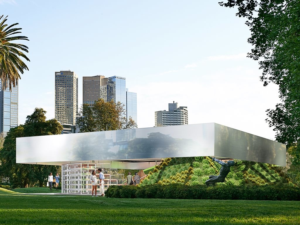 MPavilion 2017 revealed: a circular amphitheatre with moveable ...