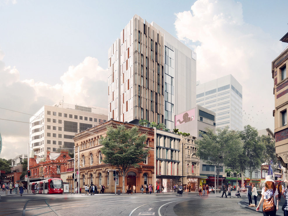 New George Street hotel marries Gothic and Brutal neighbours with ...