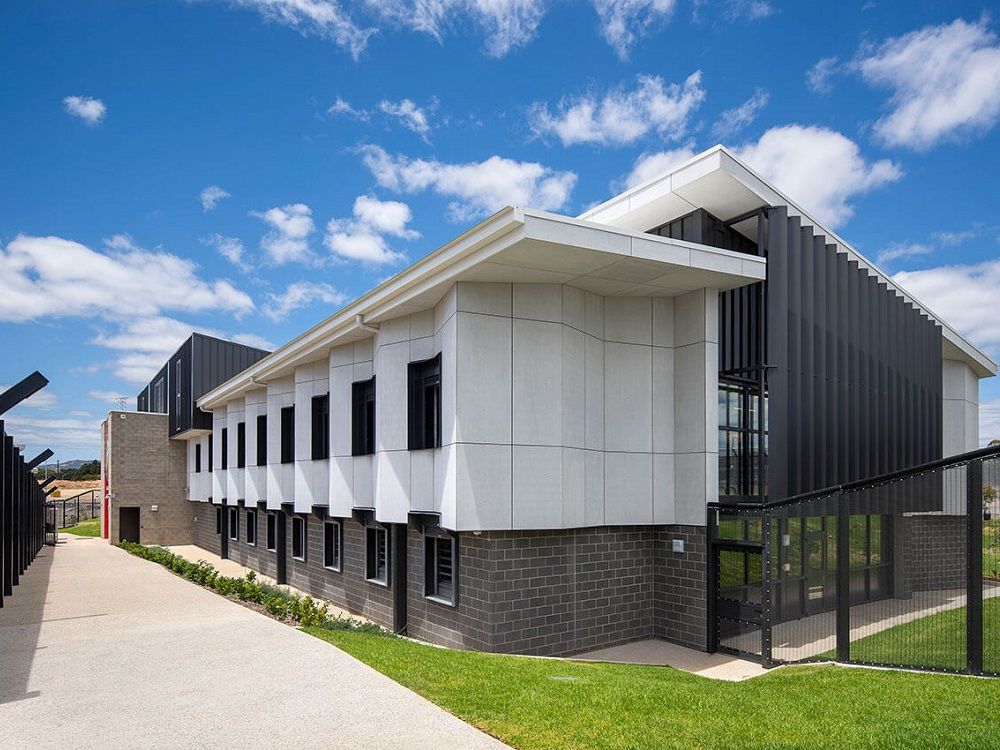 Modern Prison Exterior Minimum Security Prison Of Nanterre / LAN